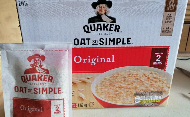 Quaker 27g Oat So Simple Original Porridge Sachets - Pack of 60 for ...