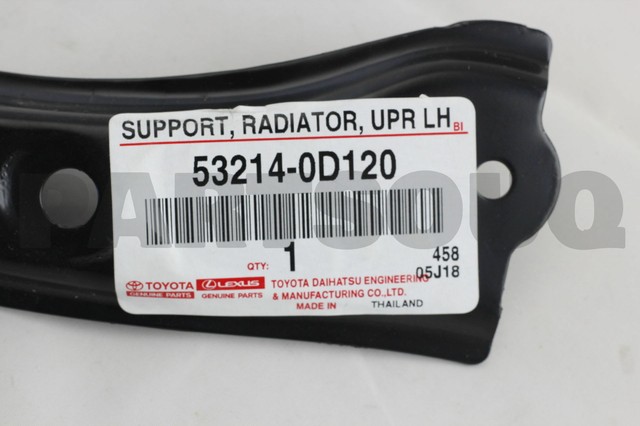 532140D120 Genuine Toyota Support Radiator Upper LH 53214-0d120 for ...