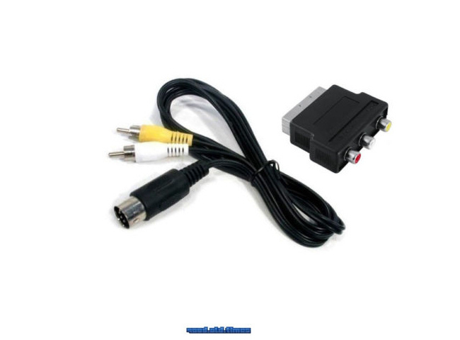 RGB Scart & Rca Cable for Sega & Nintendo Consoles, Atari, PC Engine ...