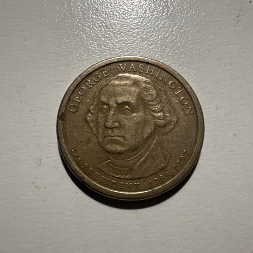 GEORGE WASHINGTON 1ST President (1789-1797) 2007 (D) US One Dollar Coin ...