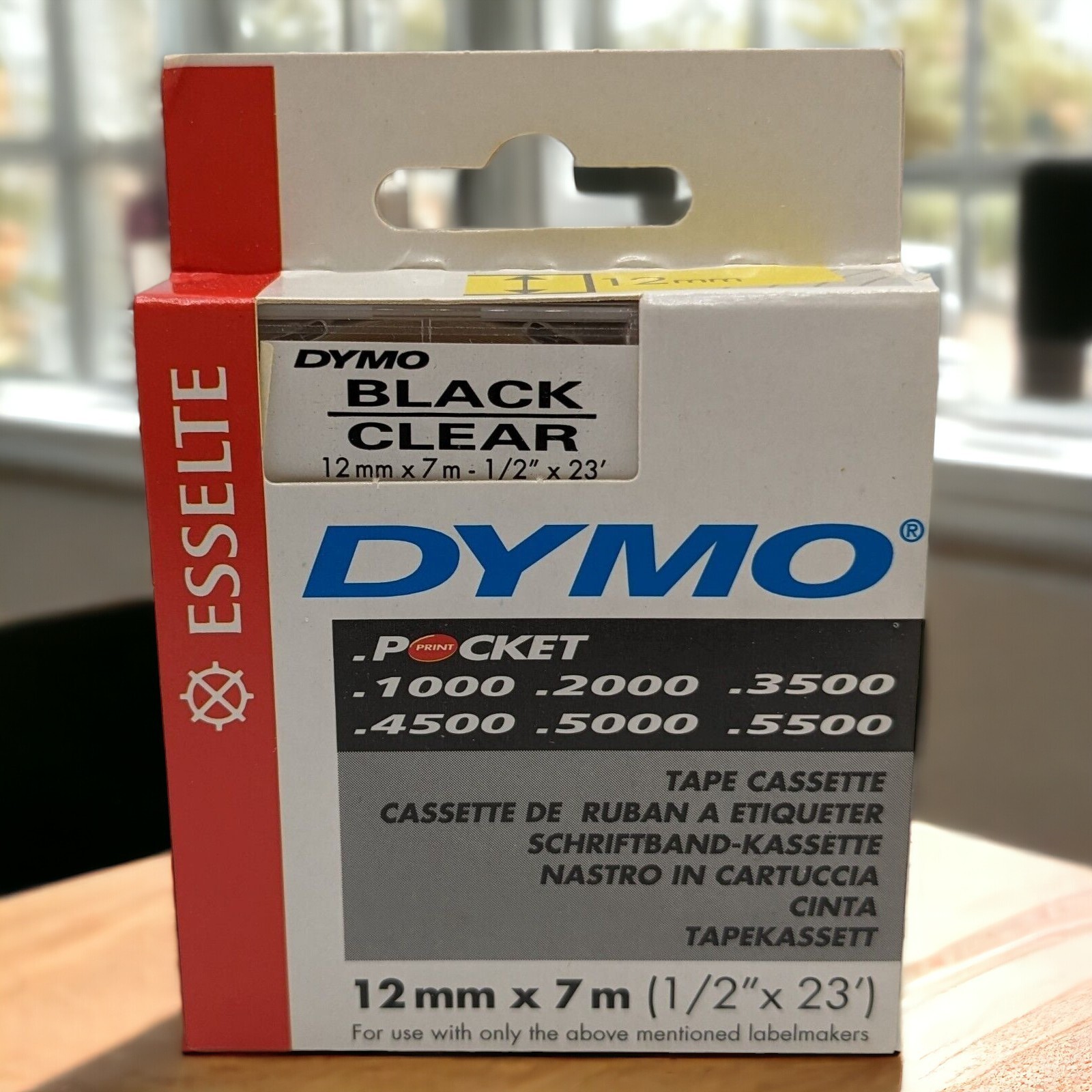 Dymo D1 45010 Tape - 0.5" X 23' 1 Roll Label Cartridge (dym45010) for ...