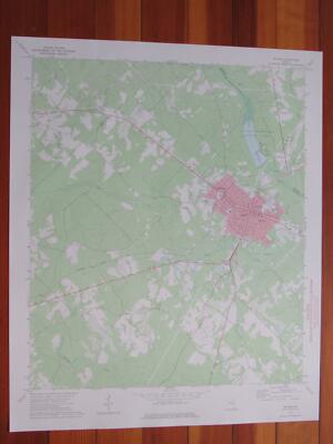 McRae Georgia 1975 Original Vintage USGS Topo Map | eBay