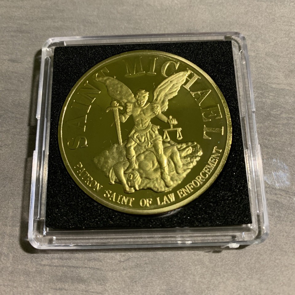 LOS ANGELES LAPD POLICE GOLD FINISH DEPARTMENT Challenge Coin 40mm w ...