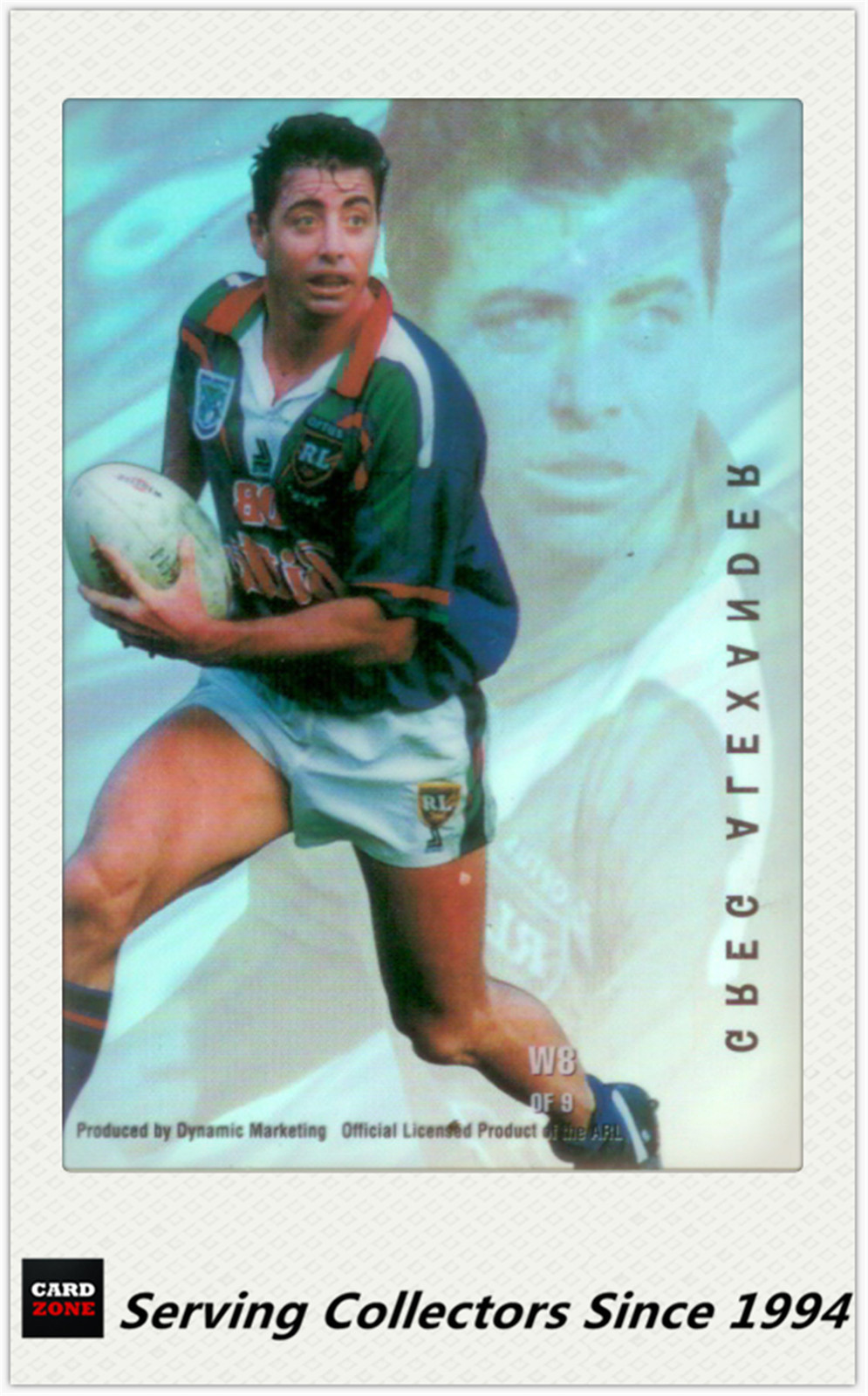 1996 Dynamic Rugby League Signature Gold ACETATE CARD TEAM SET ...