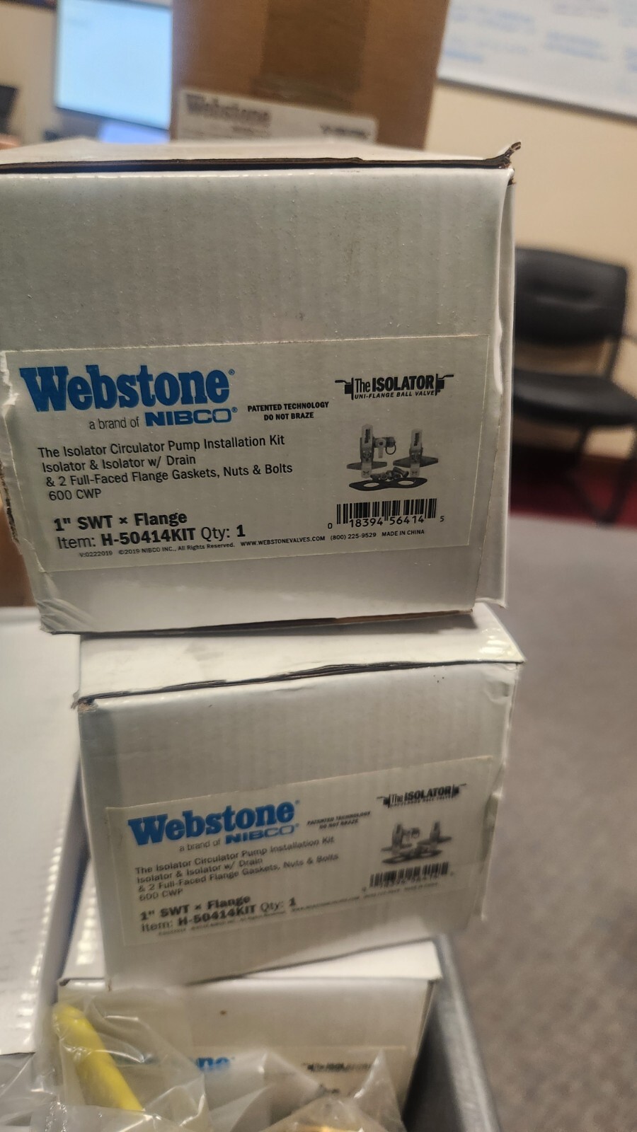 Webstone H-50414kit, 1" Sweat Circulating Pump Installation Kit | eBay