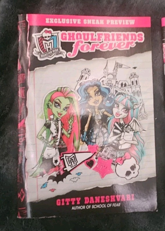 SDCC MONSTER HIGH AND GHOULFRIENDS BOOK EXCLUSIVE SNEAK PREVIEW COMIC ...