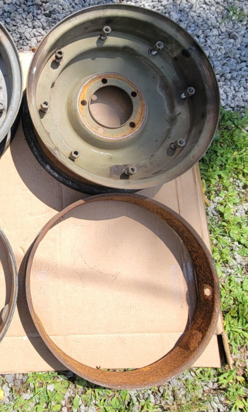 Split Combat Wheel Rim & Ring for WWII Willys MB Ford GPW Jeep WO-A5549 ...