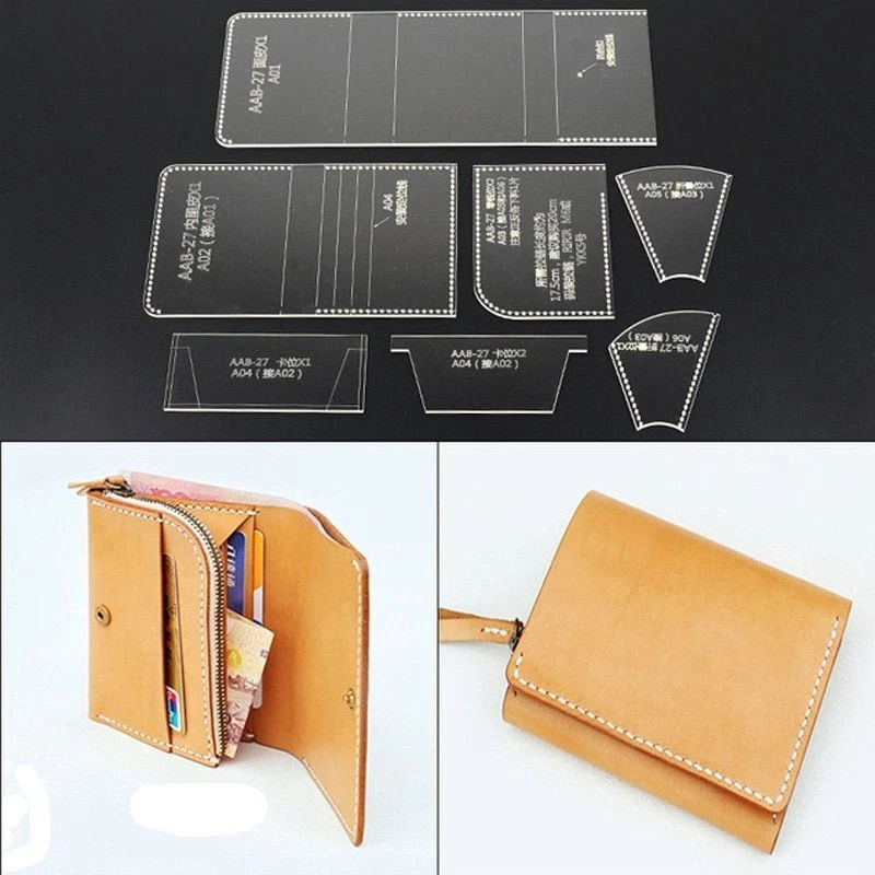 Leather Wallet Sewing Pattern