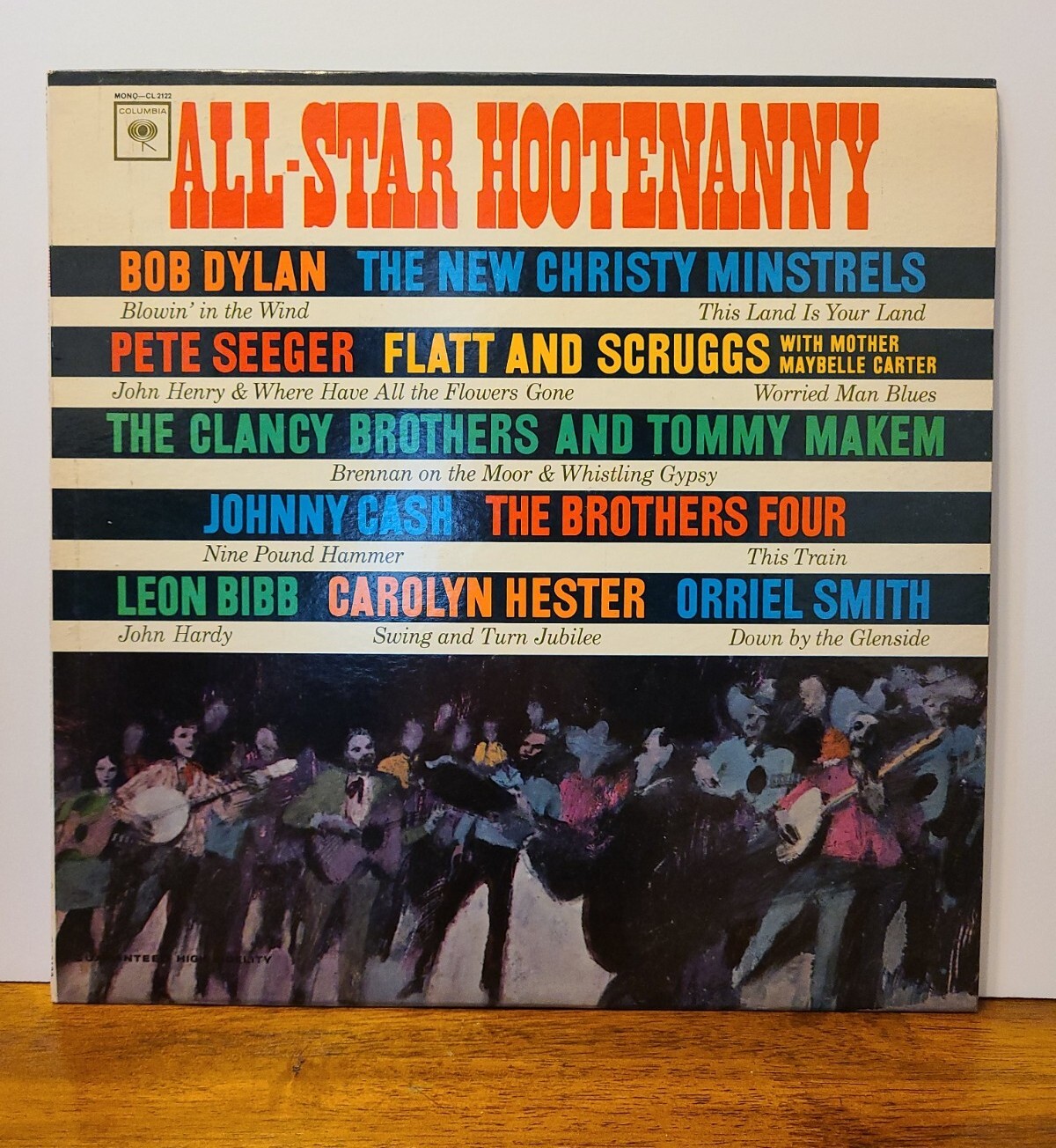 COLUMBIA RECORDS 60'S LP "ALL STAR HOOTENANNY" ON CLASSIC FOLK COUNTRY ...