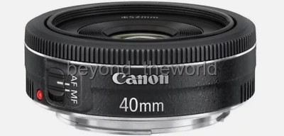 [Canon] EF 40mm f/2.8 STM Pancake Lens (Bulk Package) - Black ...
