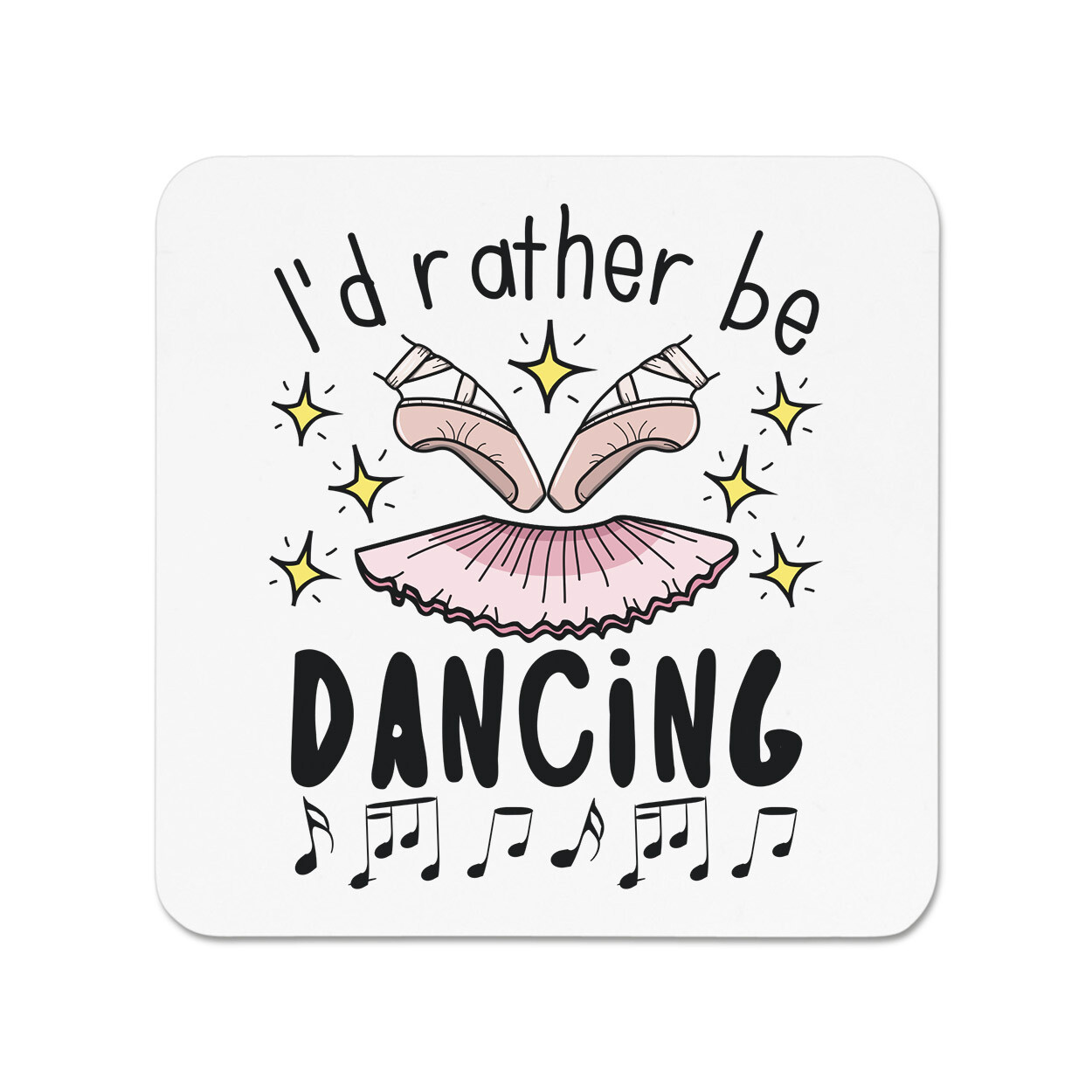 I'd Rather Be Dancing Fridge Magnet Ballet Dancing Ballerina Funny ...