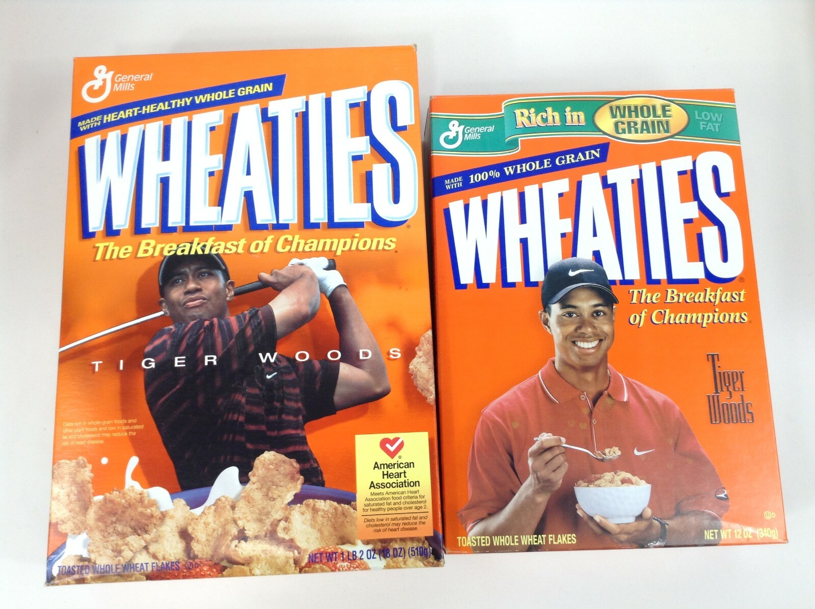Wheaties Tiger Woods Cereal Box Golf Lot - Opened - 8 Boxes | eBay