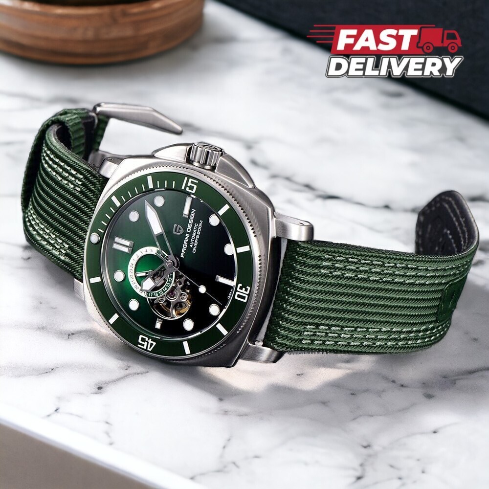 PAGANI DESIGN 1736 Automatic NH39 Tourbilon Diver Sapphire 200M ...
