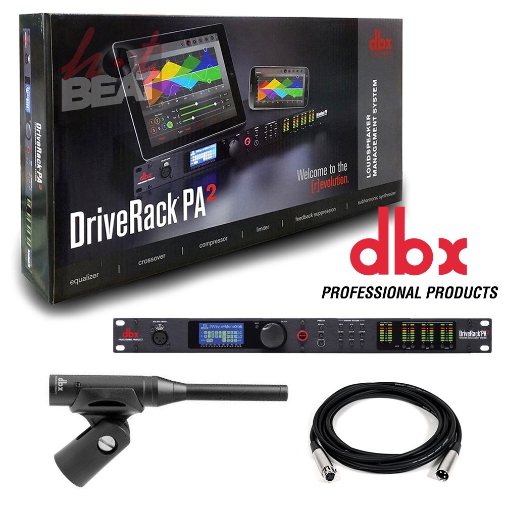 dbx DriveRack PA2 Complete Loudspeaker Management System + dbx RTA-M ...