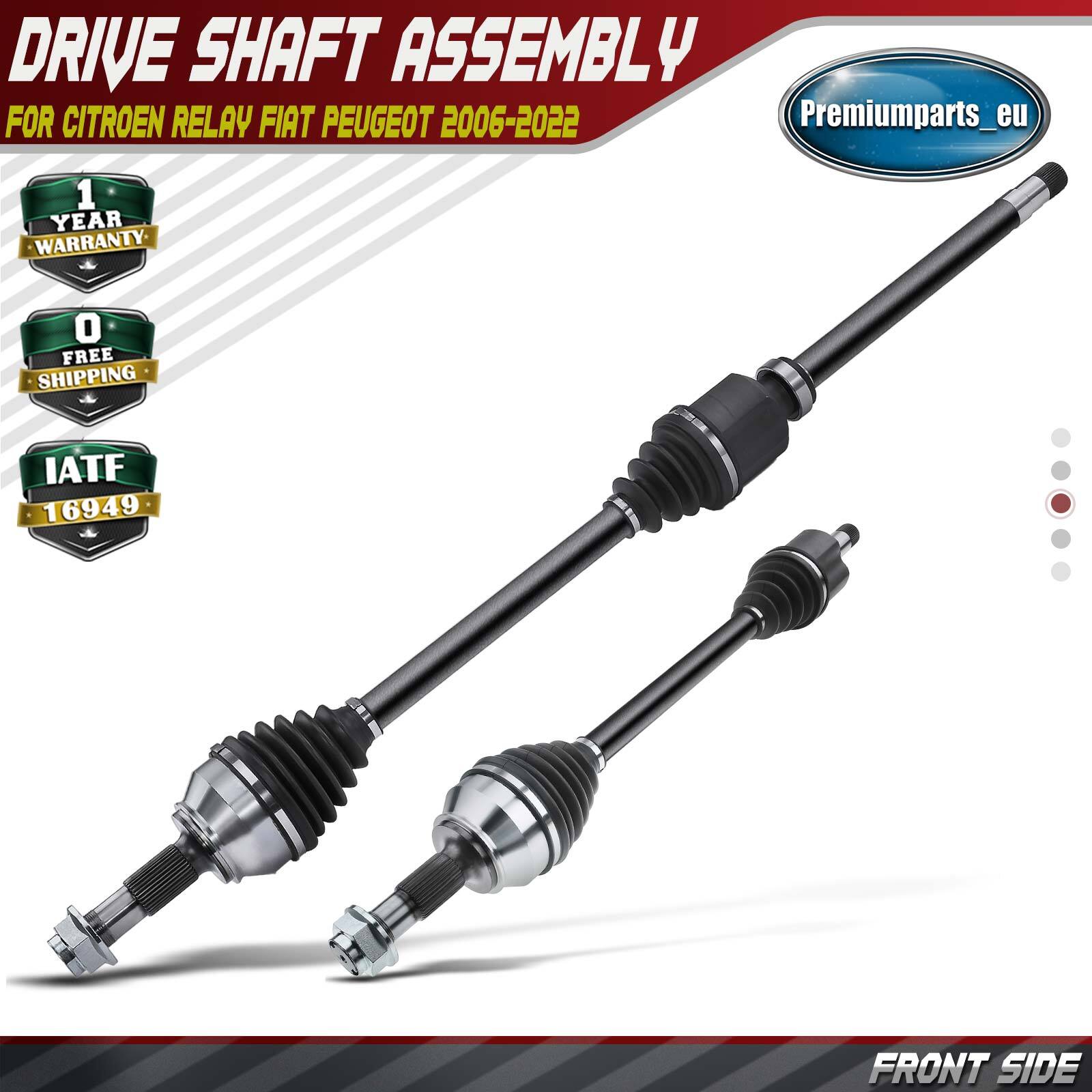 Pair Drive Shafts Front for Citroen Relay Fiat Ducato Peugeot Boxer ...