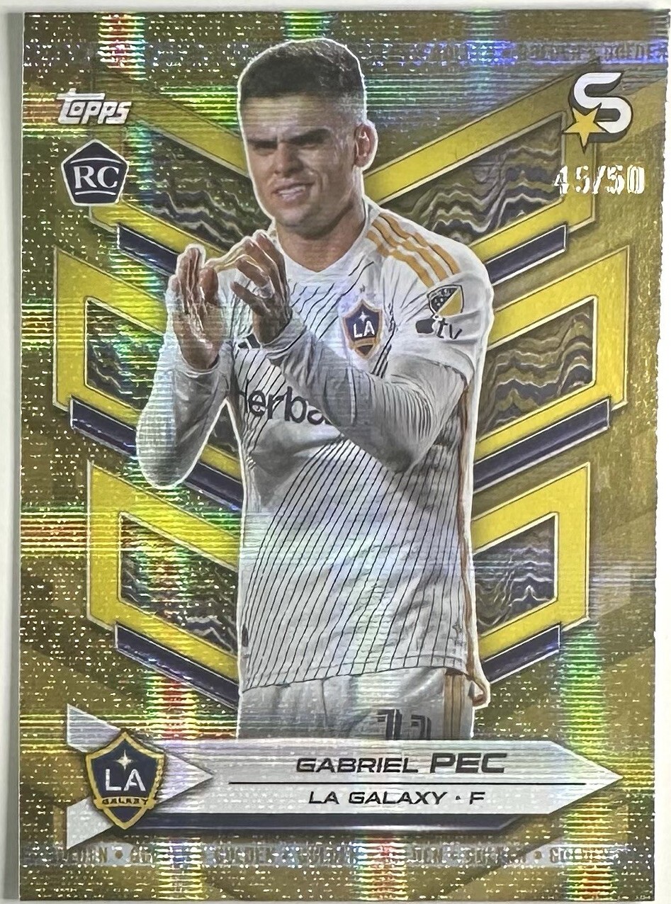 2024 Topps Mls Superstars - Gabriel Pec #19 Golden Gold /50 (RC) for ...