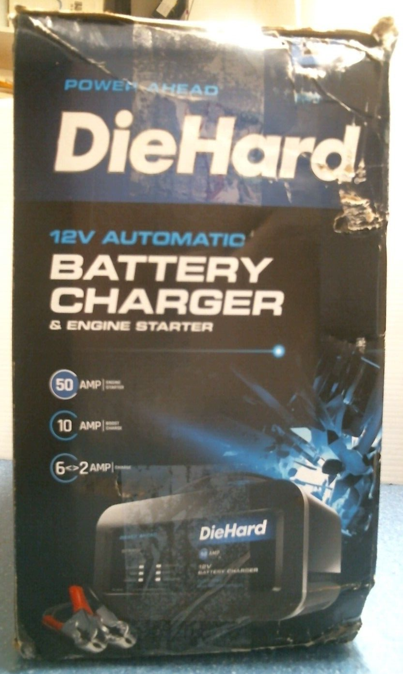 Die Hard 12V Automatic Battery Charger & Engine Starter *DAMAGED ...