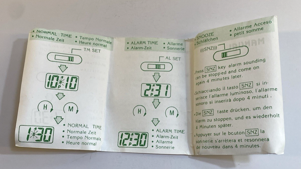 Union Pacific Railroad Collapsible Quartz Travel Alarm Clock Box ...