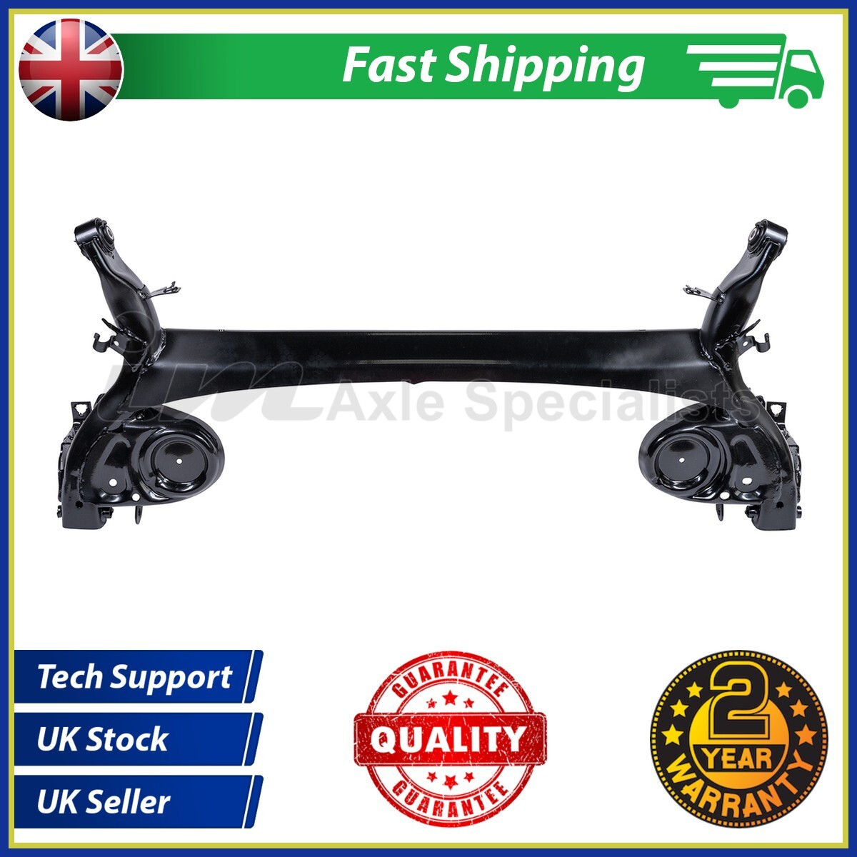 New Rear Axle Subframe Crossmember Beam for Fiat Panda MK2 1.4 100BHP ...