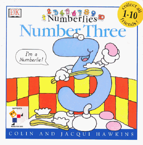 Numberlies Number Three by Hawkins, Colin and Jacqui Paperback ...