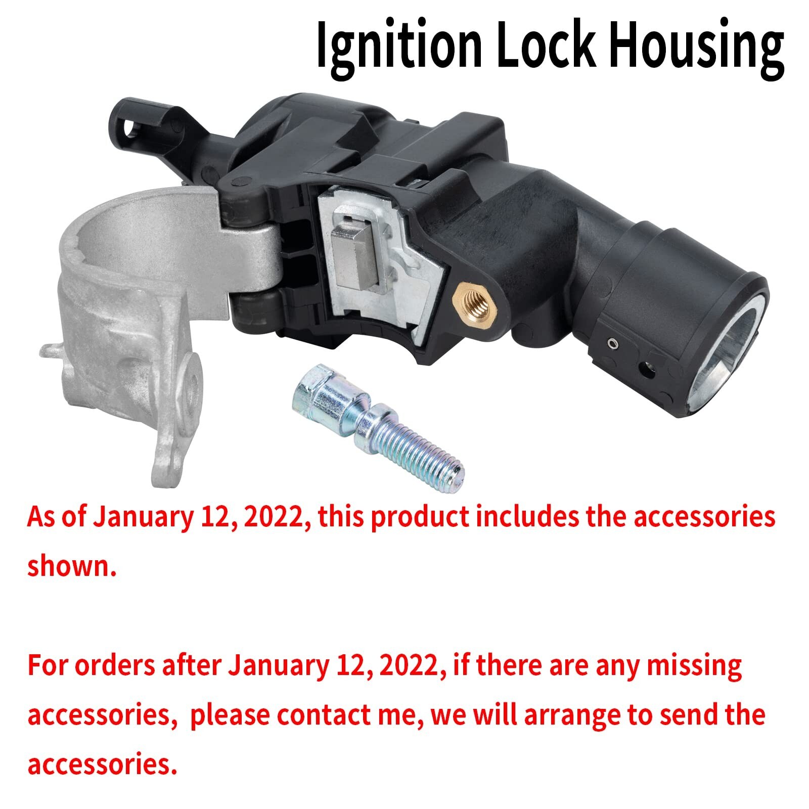 Ignition Lock Housing with Anti-theft Bolt Replaces 989-019 9L8Z3511A ...