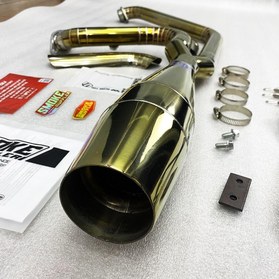 1999-2023 Harley-Davidson Road Glide 2 into 1 Full System Exhaust ...