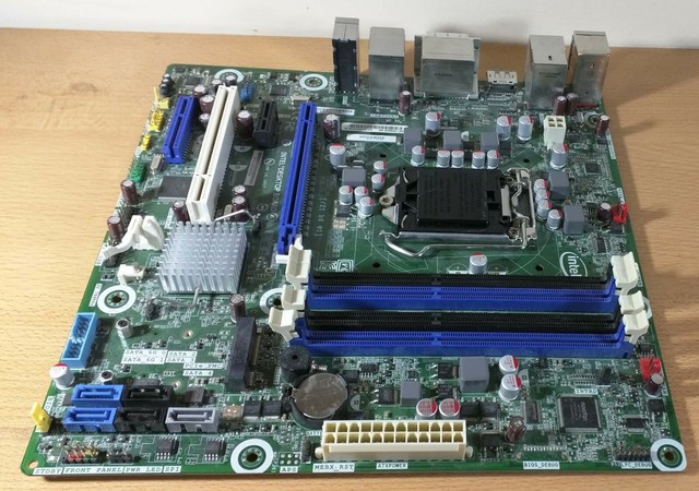 Intel DQ77MK LGA1155 Desktop motherboard micro-ATX DDR3 DisplayPort DVI ...