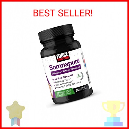 Force Factor Somnapure Drug-Free Sleep Aid for Adults with Melatonin ...