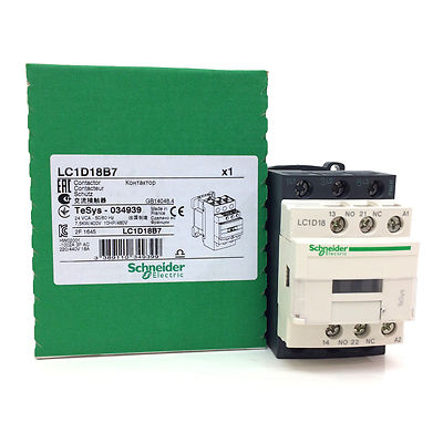 Contactor LC1D18B7 Schneider 24VAC 7.5kW 034939 LC1D18-B7 | eBay