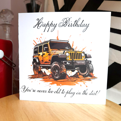 Jeep Happy Birthday Son