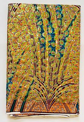 African Print Fabric/Sequined - Ankara: Brown ‘Queen Gicanda', Yard or ...