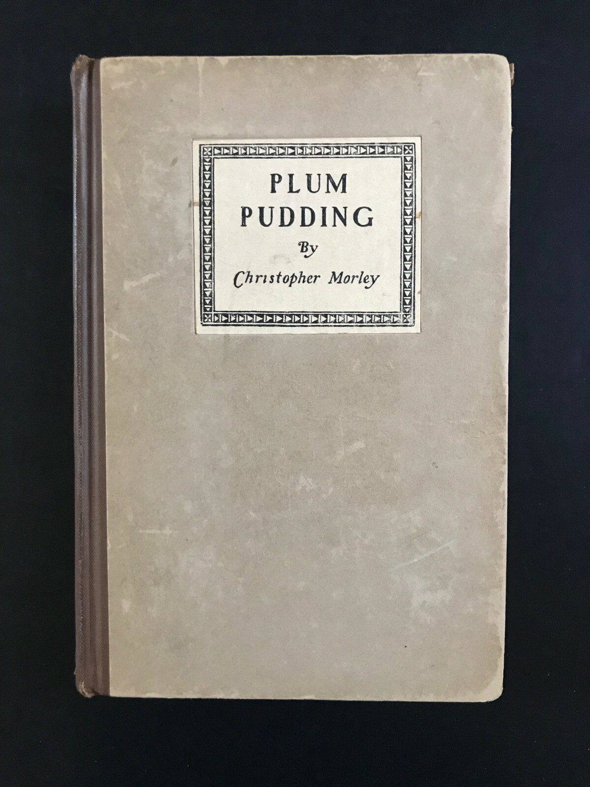 Plum Pudding, by Christopher Morley - 1921 - 1st Edition, Atq ...