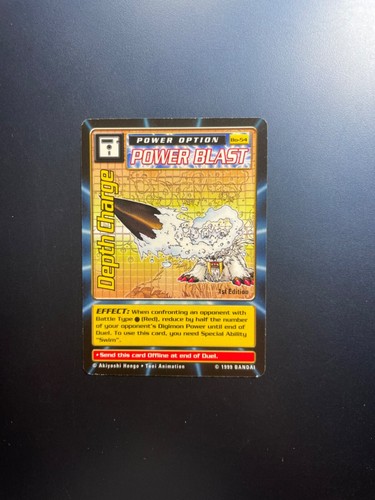 Digimon 1st Edition Cards from Series 1 Booster Set in 1999 - Choose ...