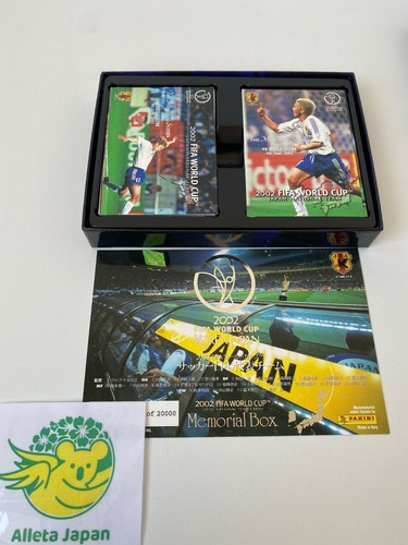 2002 World Cup Memorial Box Panini Trading cards soccer Football Japan ...