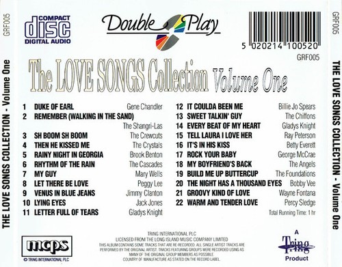 Various - The Love Songs Collection (Volume One) (CD, Album, Comp ...