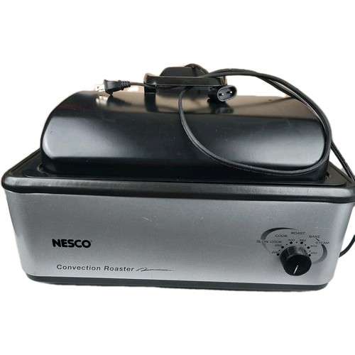 Nesco 12 Quart Convection Roaster Oven Model 4842 Slow Cook Roast Bake ...