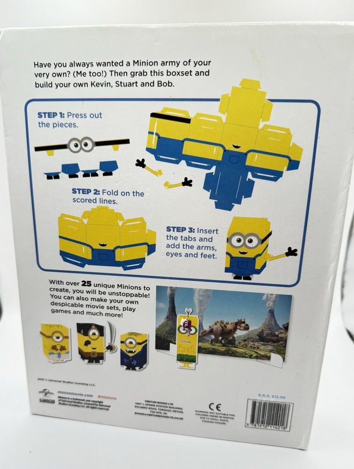 Build Your Own Minions Press-Out Model Book by Centum Books Incomplete ...