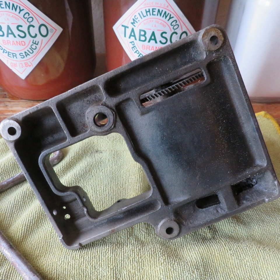 Victrola Motor Parts taken from a Homemade Fishing Downrigger Box | eBay