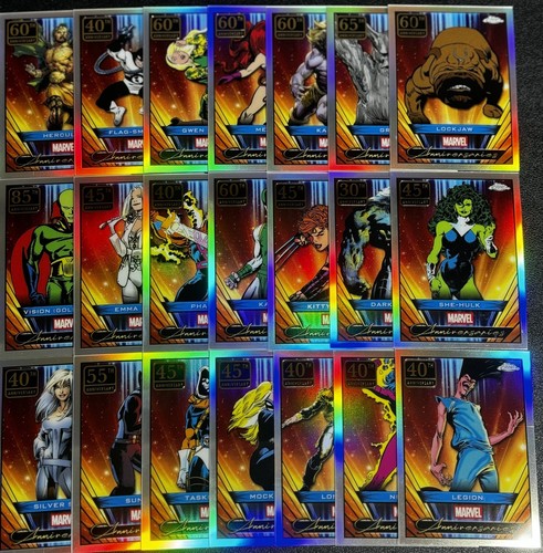 2025 Topps Chrome Marvel Comics She-Hulk/Legion 45th/40th Anniversary ...