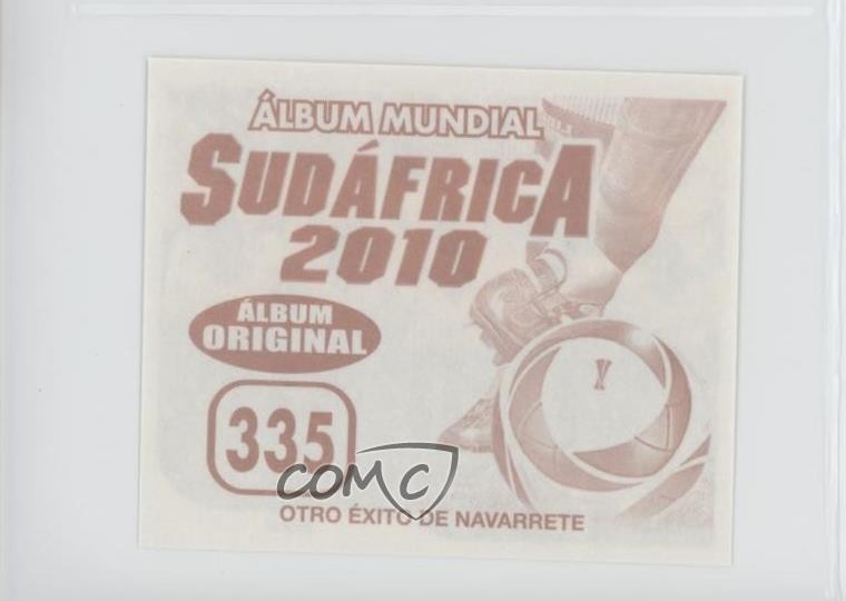 2010 Navarrette Mundial Sudafrica World Cup Album Stickers Brazil #335 ...