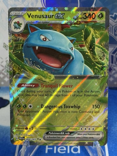 Venusaur EX 003/165 Pokemon 151 Pokemon Card | eBay
