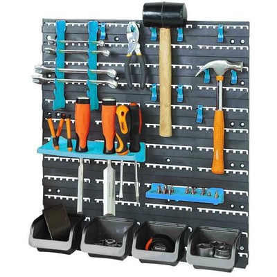 PK Tool Rack Set - 18 Piece Wall Mounted With Mounting Boards, 4 Parts ...