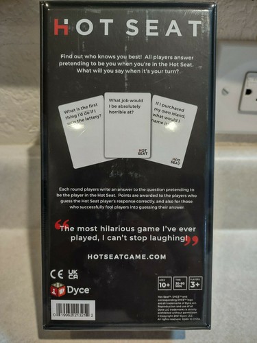 HOT SEAT Card Game by DYCE Who Knows You Best - New in Package | eBay