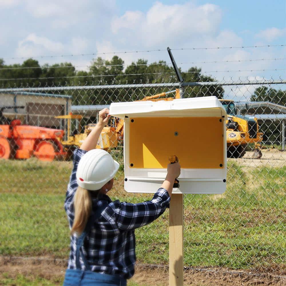 21 In X 27 In X 4 In Outdoor/Indoor Posting Permit Box Unit With Window ...