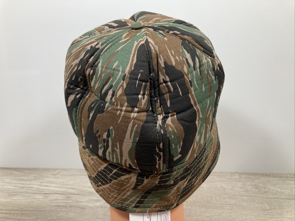 VTG XL Woodland Tiger Stripe Camo Jones Bucket Hunting Hat Insulated ...