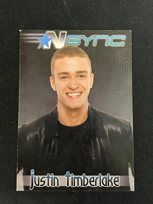 JUSTIN TIMBERLAKE 2002 Best By Promo Card Edition No. 203417 | eBay