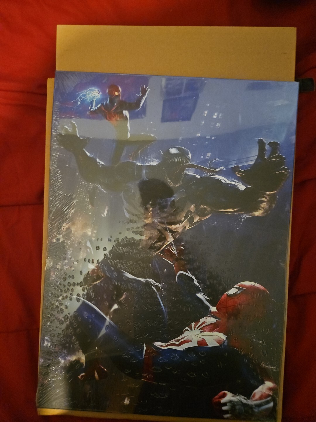 Displate Metal Matte Poster - Marvel's Spider-Man 2 - Venom, Peter, And ...