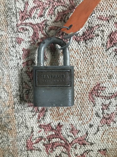 Vintage Slaymaker Cylinder Padlock Lock With Key S Made In USA ...