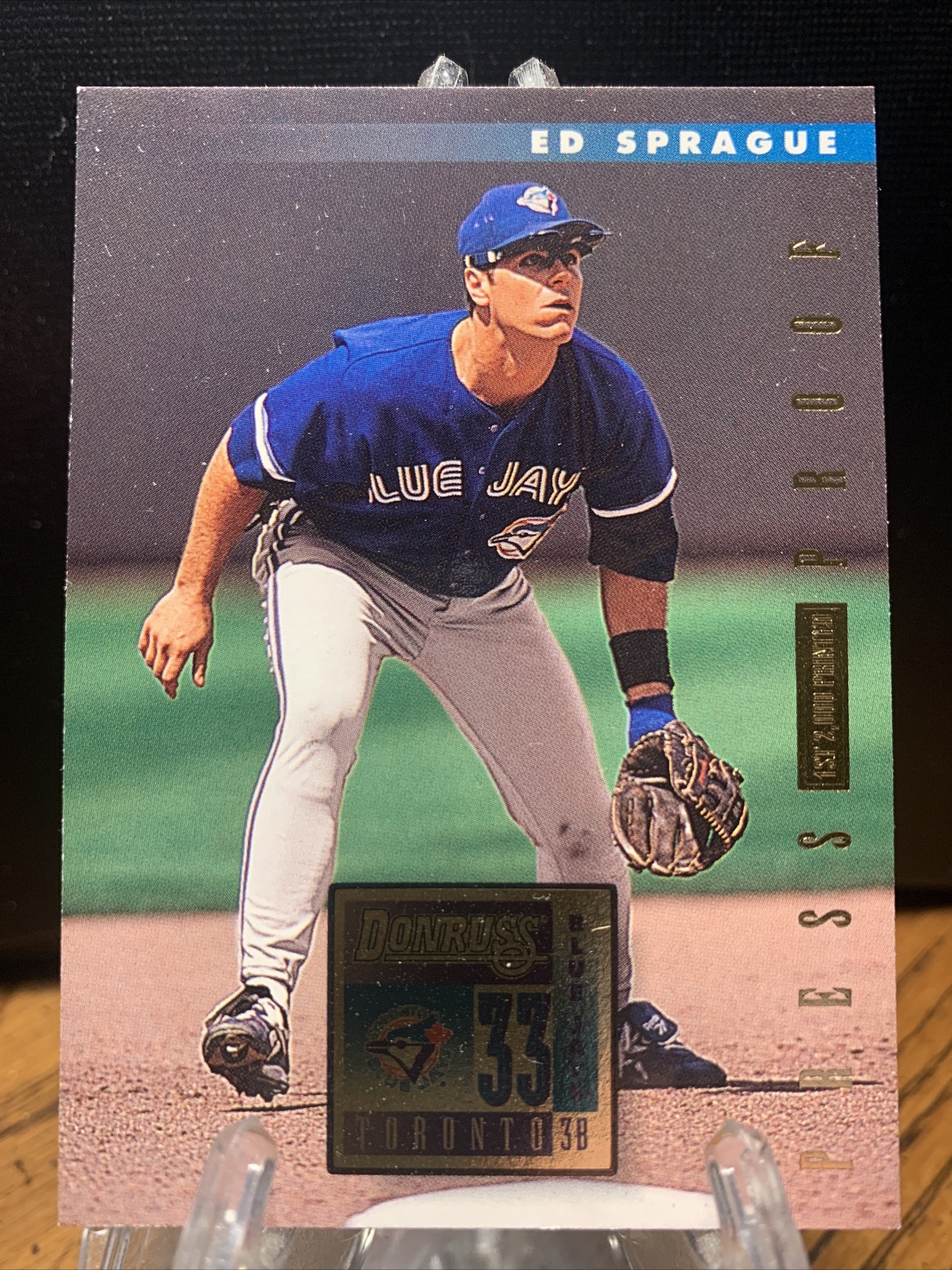 1996 Donruss Press Proofs #30 Ed Sprague Toronto Blue Jays | eBay