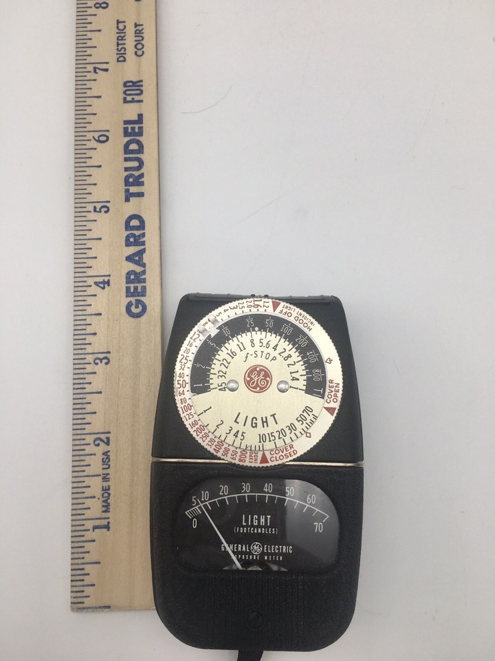 GE General Electric Light Exposure Meter Type DW-68 With Instructions ...